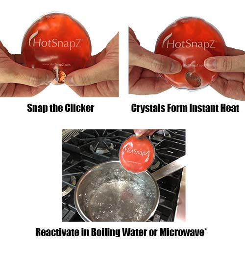 HotSnapZ Reusable Hand Warmers and Heat Pads